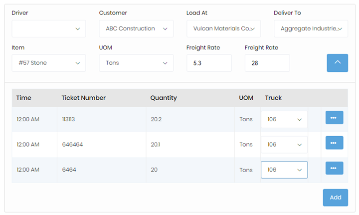 Release 2.2.11.0 - Dump Truck Dispatcher
