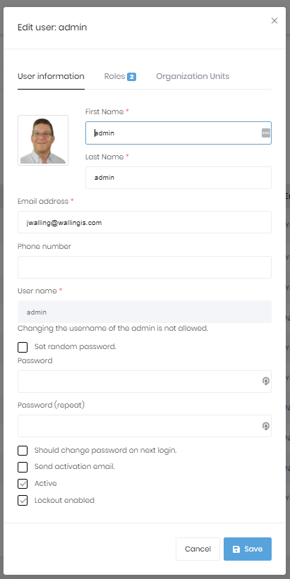 Enter Users - Dump Truck Dispatcher