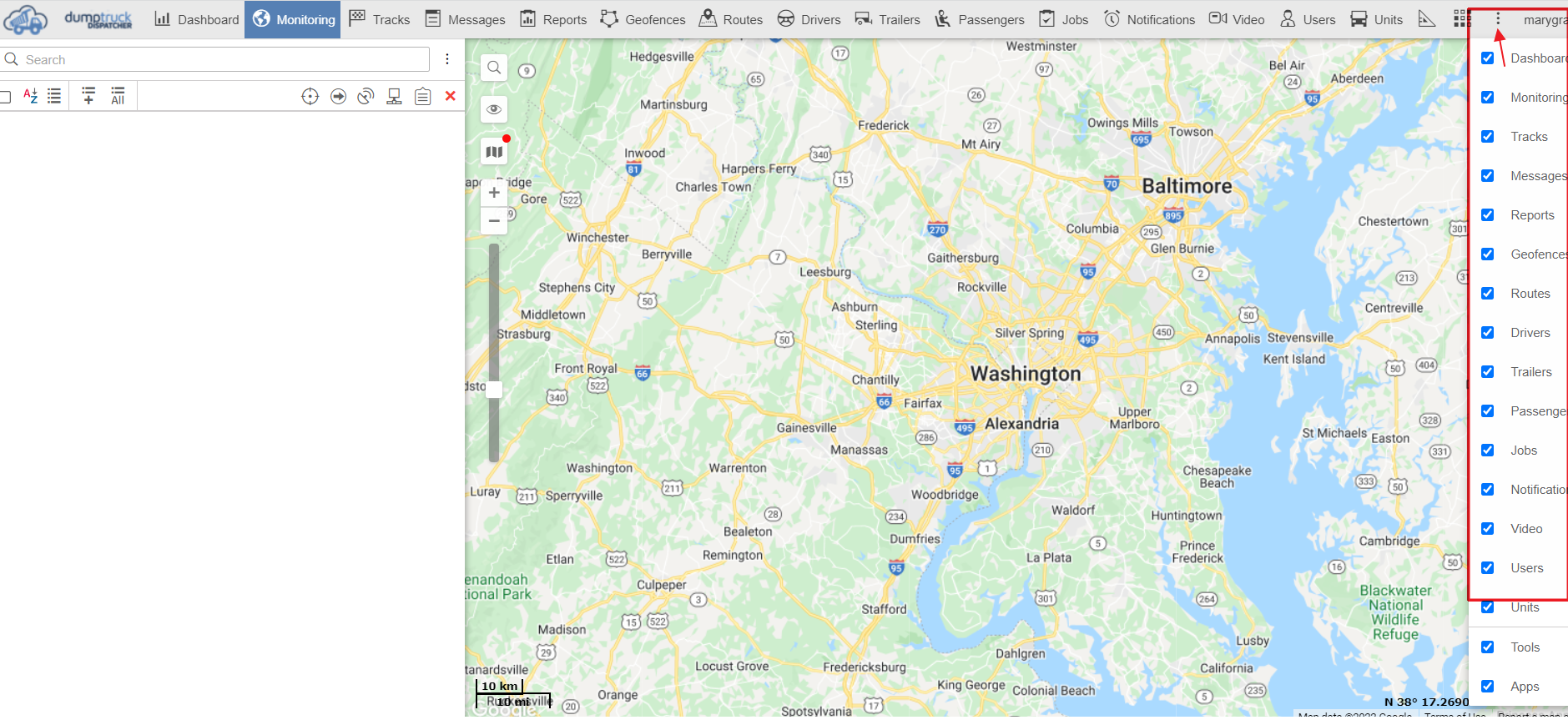 Intro to User Interface - Dump Truck Dispatcher