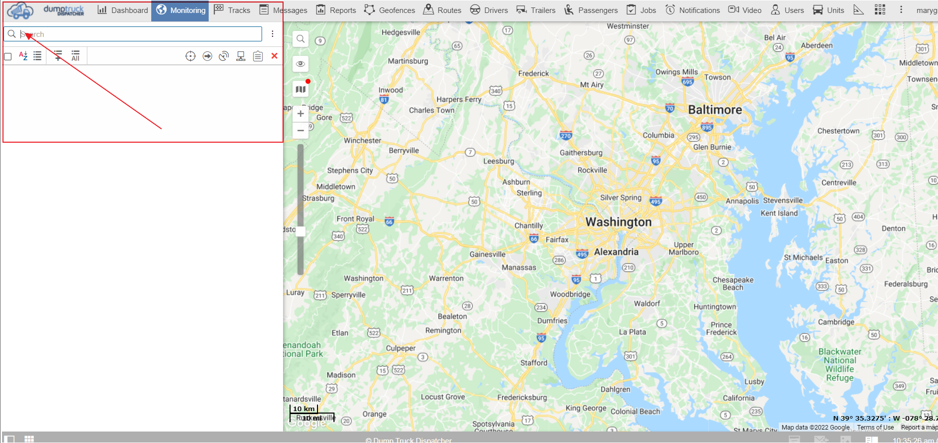 Intro to User Interface - Dump Truck Dispatcher