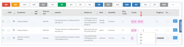 Dispatching - Dump Truck Dispatcher