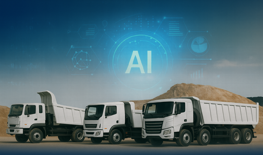 How AI Is Changing Dump Truck Dispatching in 2025